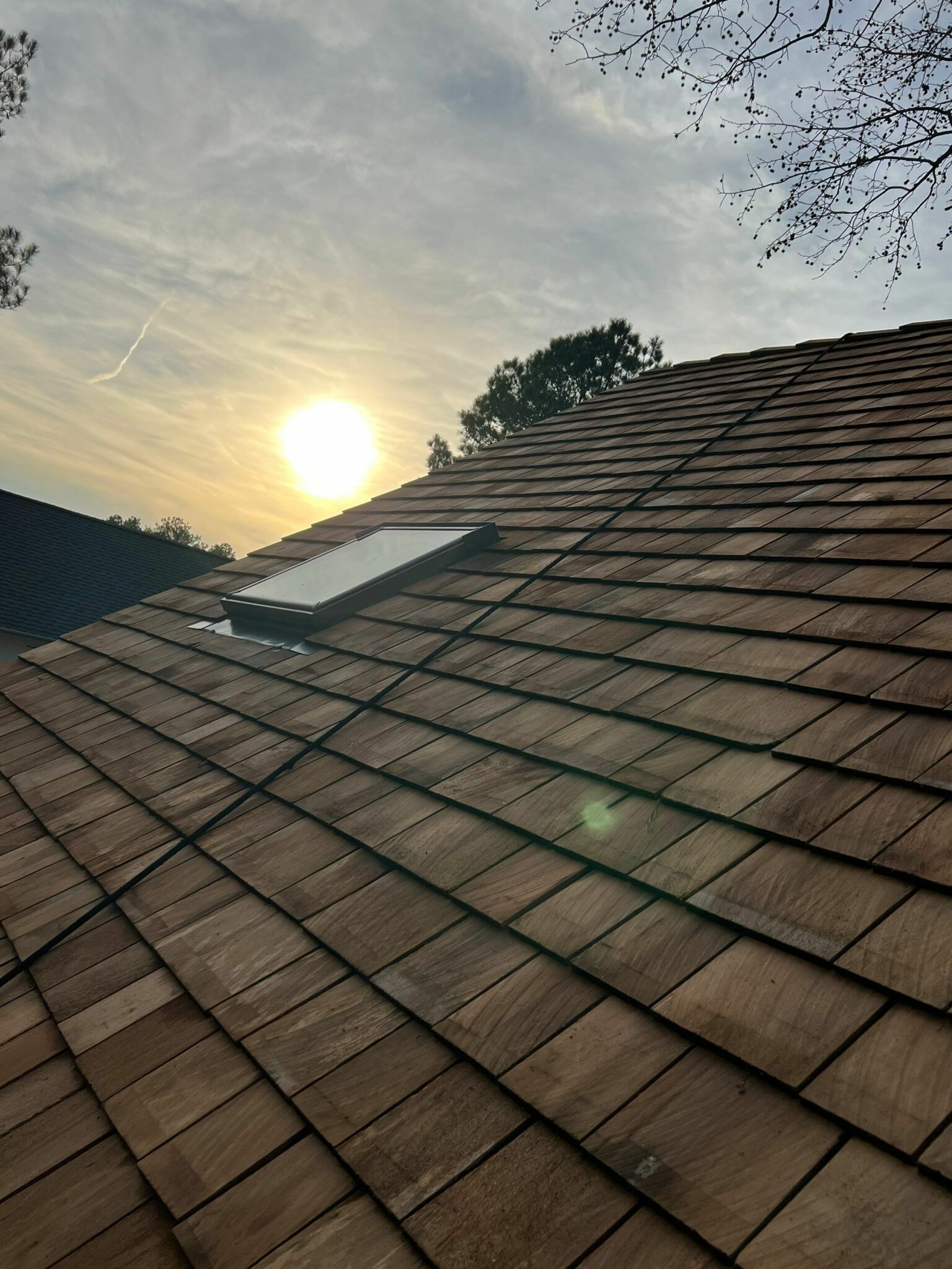 Cedar Shake Roof & Skylights – A Stunning New Garage in Rock Hall, MD ...